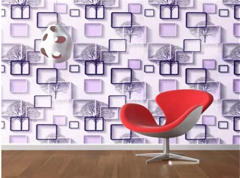 Purple Cube Wallpaper At ₹ 130 Roll Designer Wallpaper In Surat Id