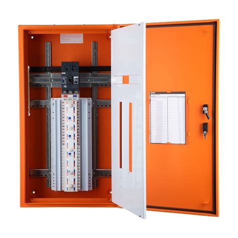 Nhp Concept Plus Panelboard 1296mm Ip42 Dint 72 Way 250a Nc Chassis 250a Main Switch Orange