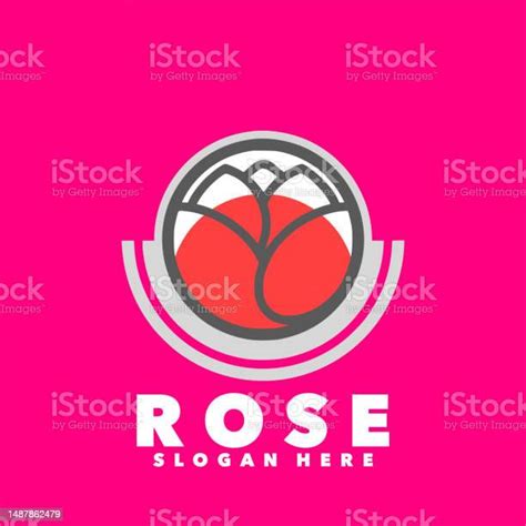 Rose Cute Stock Illustration Download Image Now Badge Beauty