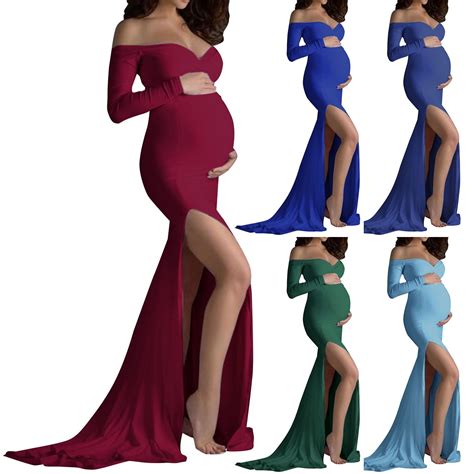 Vedolay Maternity Dress Womens Maternity Formal Dress With Front And Back Pleatbu1 S
