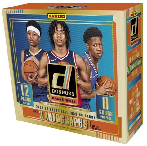 2025 26 Donruss Basketball Checklist Set Info Boxes For Sale