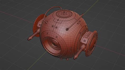 3d Sphere Bot Turbosquid 2174190
