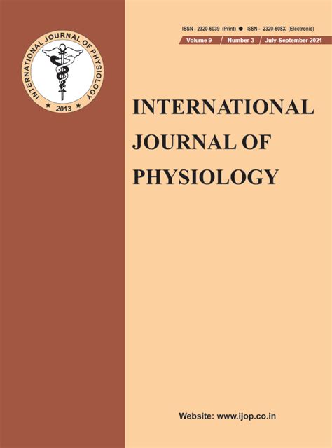 Archives International Journal Of Physiology