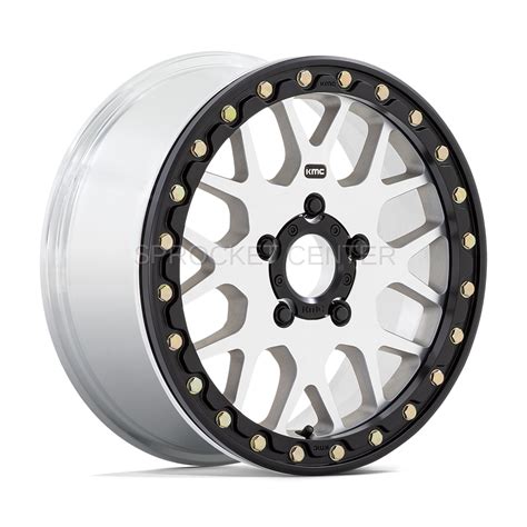 Kmc Grenade Beadlock Wheel 15x6 Machined Polaris Rzr Pro R Turbo R