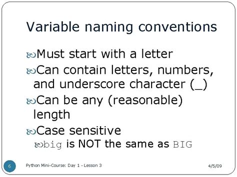 Day 1 Lesson 3 Variables Expressions And Statements