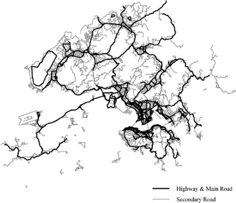 Two Types Of Road Classes In The Hong Kong Road Network Data At A Download Scientific Diagram