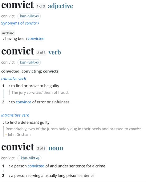 Convicted But No Felon What Is The Meaning Of “convicted” Is By