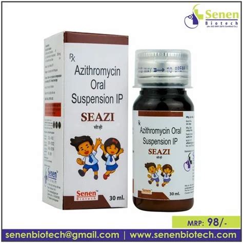 Seazi Susp Azithromycin 200mg 5ml 30 Ml At ₹ 400 Box In Panchkula Id 18388315297