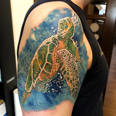 Watercolor Sea Turtle