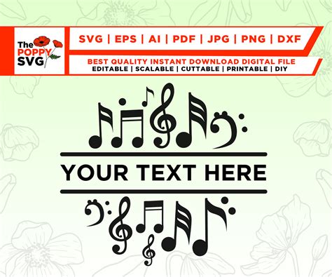 Music Notes Svg Music Notes Split Svg Music Notes Png Music Etsy México