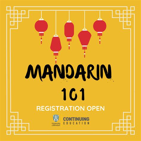 Mandarin 101 Uwindsor Gss