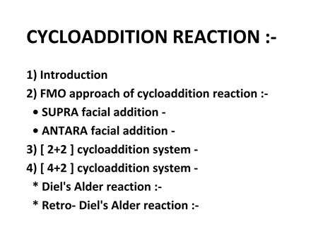 Solution Pericyclic Reaction Ppt Msc Organic Chemistry Wps Office