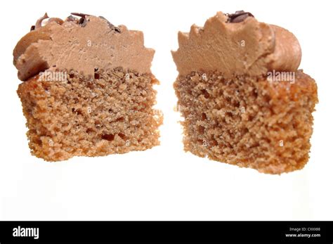 Single Cupcake Cut In Half