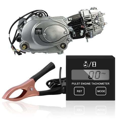 Digital Tachometer Inductive Tachometer Small Engine Speedometer Waterproof With Hour Meter