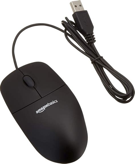 Amazon Basics Button USB Wired Computer Mouse Black Pack Amazon Ca Electronics
