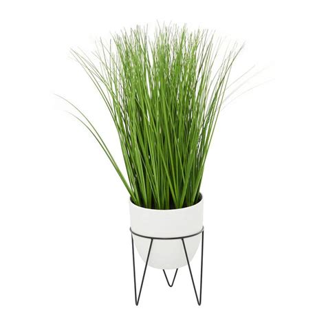 Litton Lane 25 In H Tall Wheatgrass Artificial Plant With Realistic