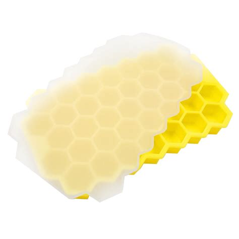 Sushang Honeycomb Shape Ice Cube Maker Ice Tray Ice Cube Mold Storage