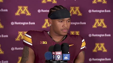 Gophers Rb Darius Taylor Named To Maxwell Award Watch List Fox 9 Minneapolis St Paul