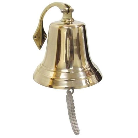 Gold Solid Brass Heavy Bracket Ship Bell At Best Price In Moradabad A
