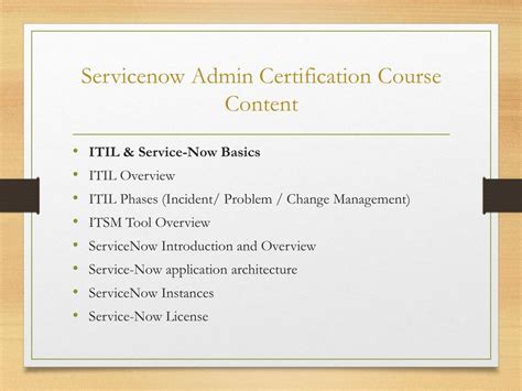 Ppt Servicenow Admin Certification Training By Sv Soft Solutions