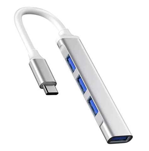 Buy Multicolor USB C Hub Type C 4 Ports OTG Extension 3 0 Adapte