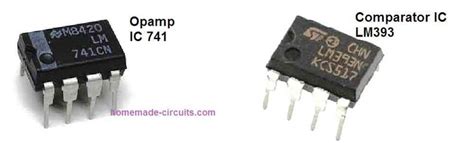 Difference Between Op Amp And Comparator Homemade Circuit Projects Circuit Projects