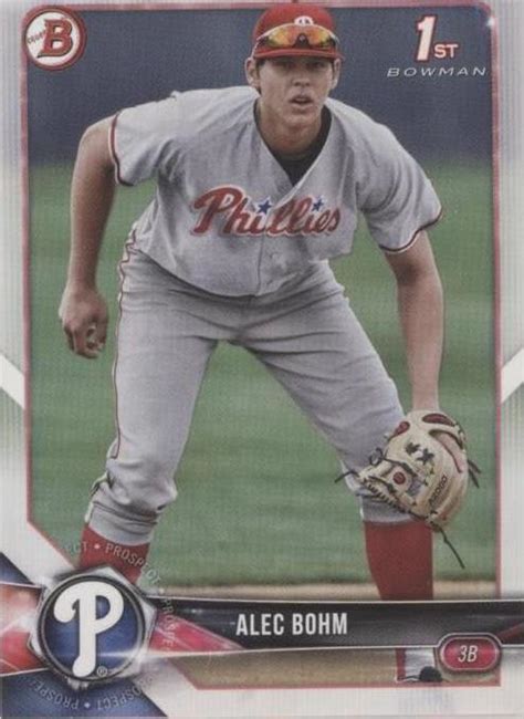 2018 Bowman Draft Alec Bohm Bd 25 Rc For Sale Online Ebay