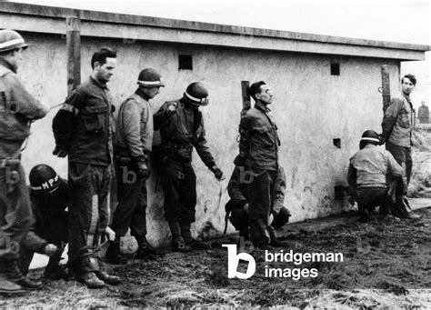Image Of Execution Of German Soldiers Who Had Dressed Them In Allied