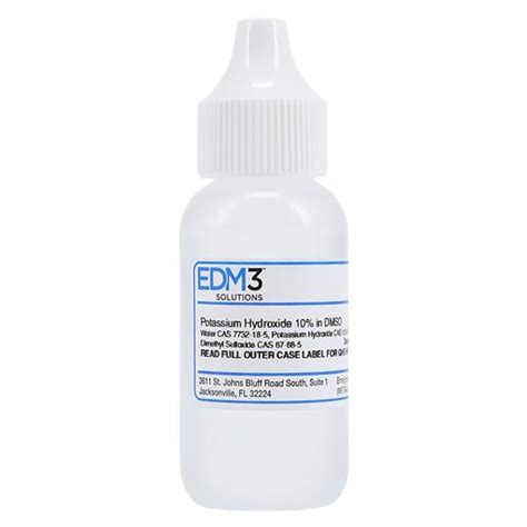 Potassium Hydroxide Reagent 10 30ml With Dmso Ea Medex Supply