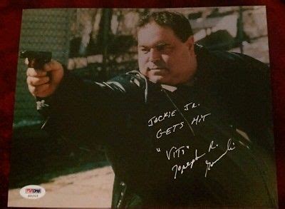 The Sopranos Autograph 8x10 Photo Joseph R Gannascoli Vito Spatafore