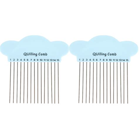 2 Pieces Electric Nit Comb Paper Braiding Quilling Board Tool Kit