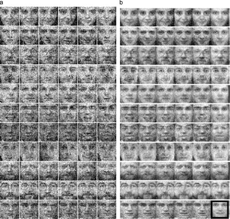 Faces From Orl Database Corrupted By Gaussian Noise Of Variance 0 02