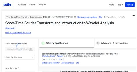 Short Time Fourier Transform And Introduction To Wavelet Analysis