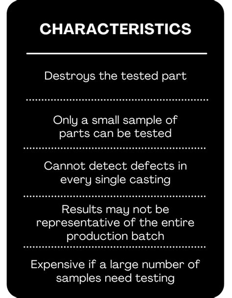 Non Destructive Testing Vs Destructive Testing In Metal Casting