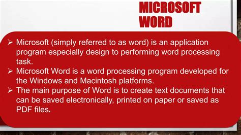 Microsoft Office Ms Word Powerpoint PPT