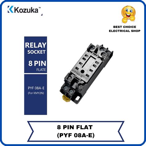 Kozuka Pyf08a E Relay Socket 8pin Flate Base And Kozuka Pyf14a E Relay