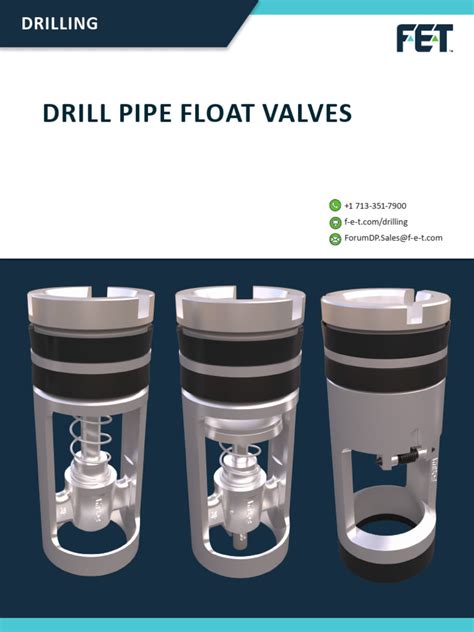 Drill Pipe Float Valve Catalog Pdf