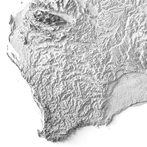 Australia Elevation Map Relief Map Elevation Map Elevation