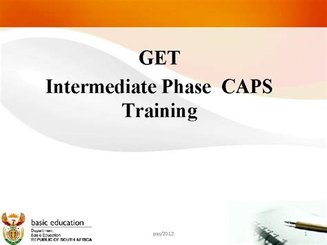 Get Intermediate Phase Caps Training Pas2012 1 Assessment