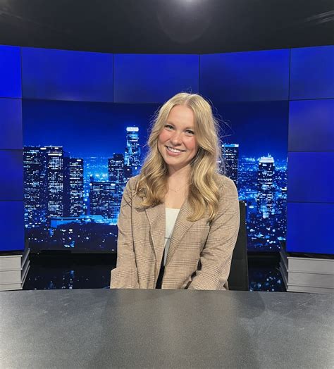 Caroline Breen On Linkedin I Had The Opportunity To Sit Behind The Anchor Desk And Work In The