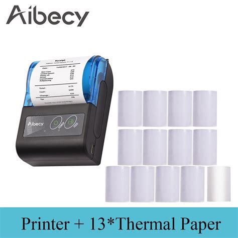 Portable Mini Thermal Printer 2 Inch Wireless Usb Vicedeal
