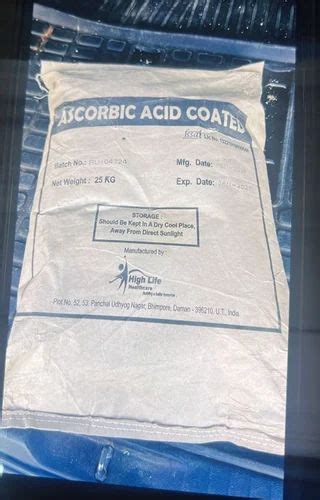 Ascorbic Acid Coated Grade Standard Ip At ₹ 350 Kg In Karnal Id 2853872007388
