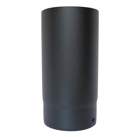 250mm Stove Pipe Black 6 Inch Vitreous Enamel Ce Approved