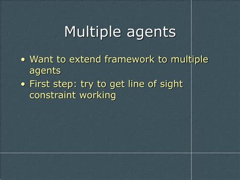 Ppt Constraint Based Motion Planning For Multiple Agents Progress Update November 10 2003