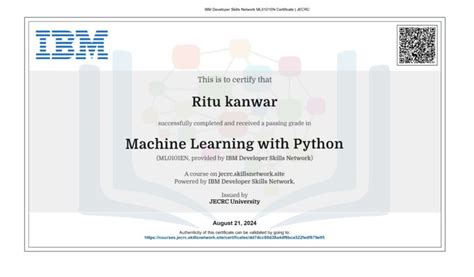 Ritu Kanwar On Linkedin Machinelearning Python Datascience Ibm