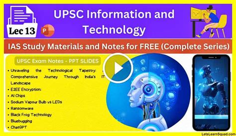 Upsc Information And Technology Slideshareppt