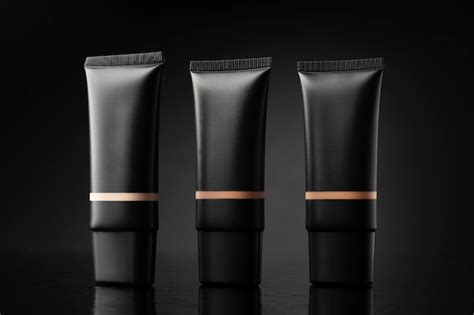 Free Photo Foundation Assortment With Dark Background