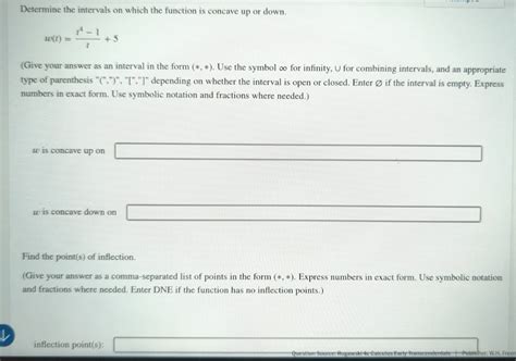 Solved Determine The Intervals On Which The Function Is Chegg