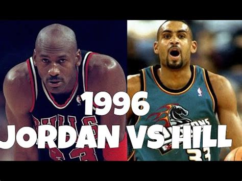 Michael Jordan Highlights Vs Grant Hill Highlights 1996 Nba Season