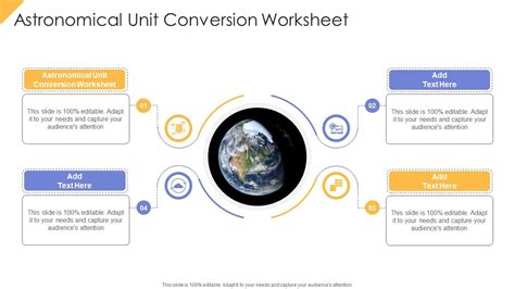 Astronomical Unit Conversion Worksheet In Ppt Powerpoint Presentation
